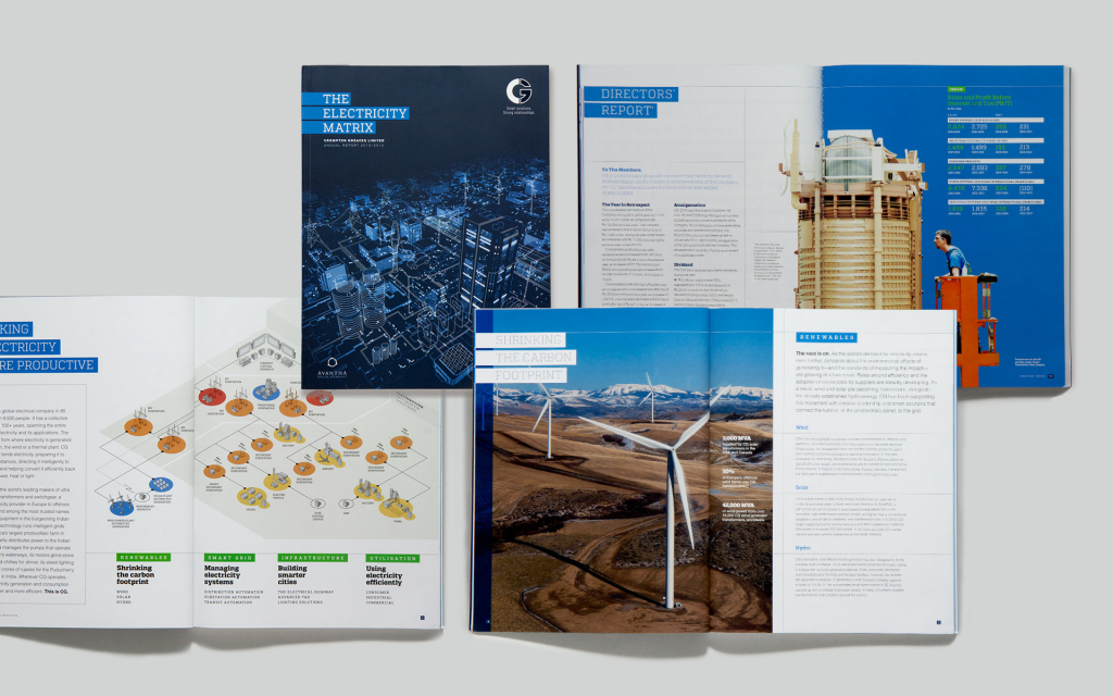 annual reports that record CG’s phases of growth, change and ...